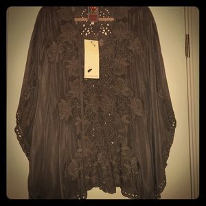 Johnny Was | Tops | Brand New Johnny Was Poncho Tags On | Poshmark